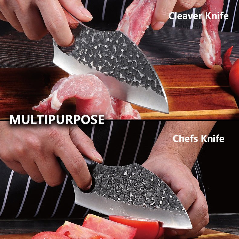 Hand Forged 6" Multipurpose Heavy Duty Cleaver Knife - Letcase.com