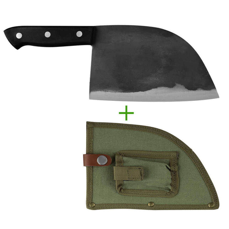 Hand Forged Butcher Knife - Letcase.com